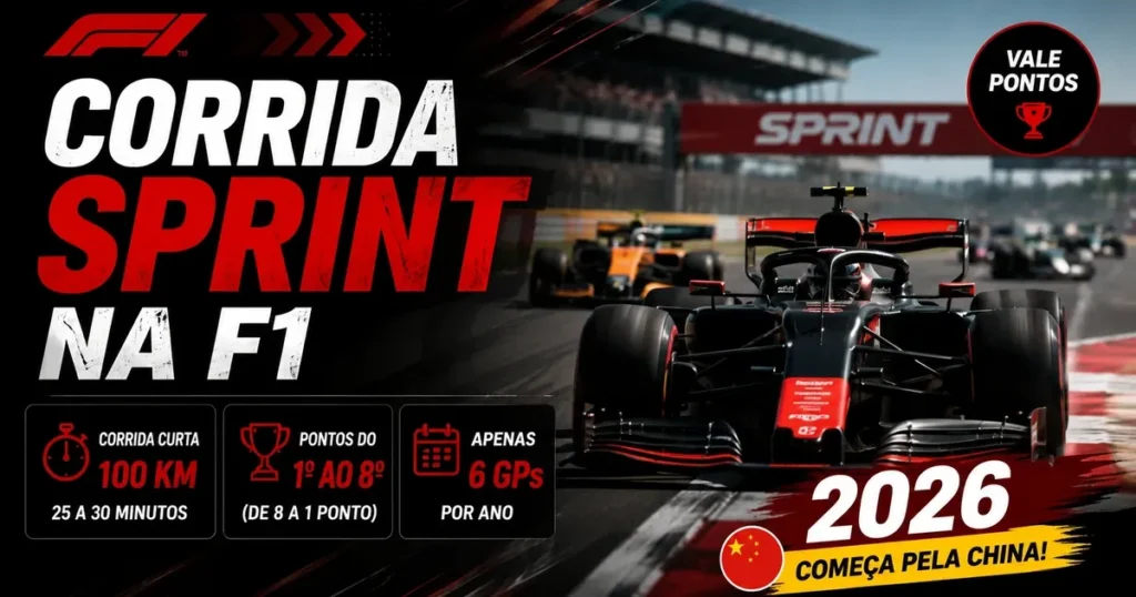 O Que é a Corrida Sprint na F1? Pontos e 6 GPs 2026